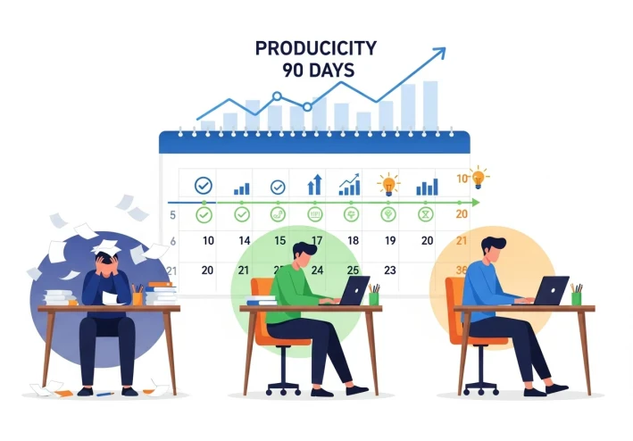 The 90-Day Productivity Transformation, - أموالي منصة الناشرين